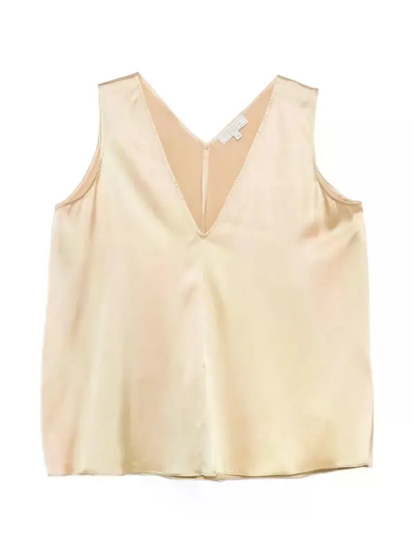 Antonelli Firenze Bergamo V-neck Top - Yellow