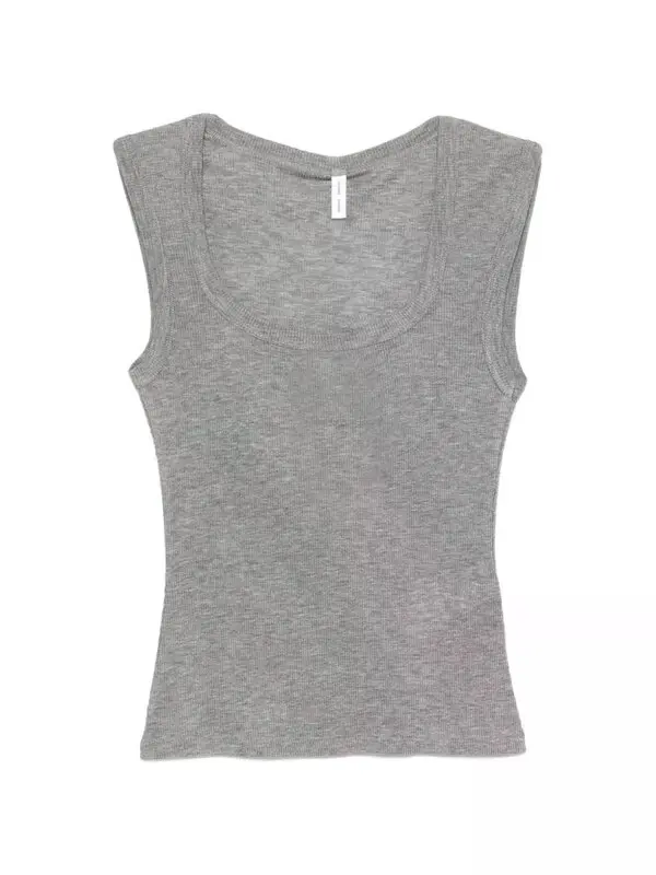 SAMSOE SAMSOE Ribbed-knit Tank Top