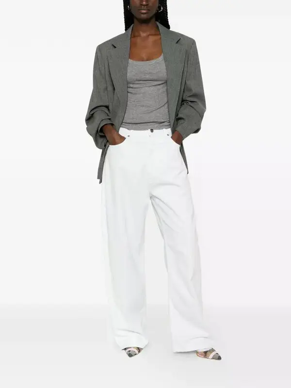 SAMSOE SAMSOE Ribbed-knit Tank Top