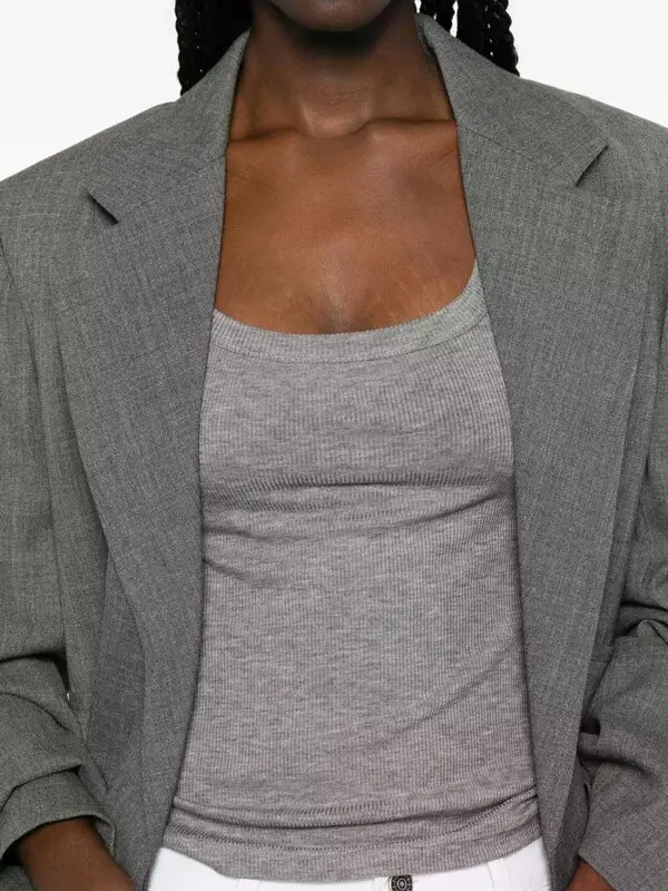 SAMSOE SAMSOE Ribbed-knit Tank Top