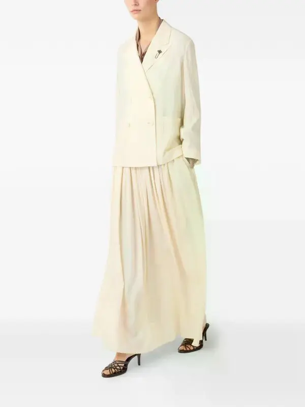 LARDINI Double-breasted Deconstructed Blazer
