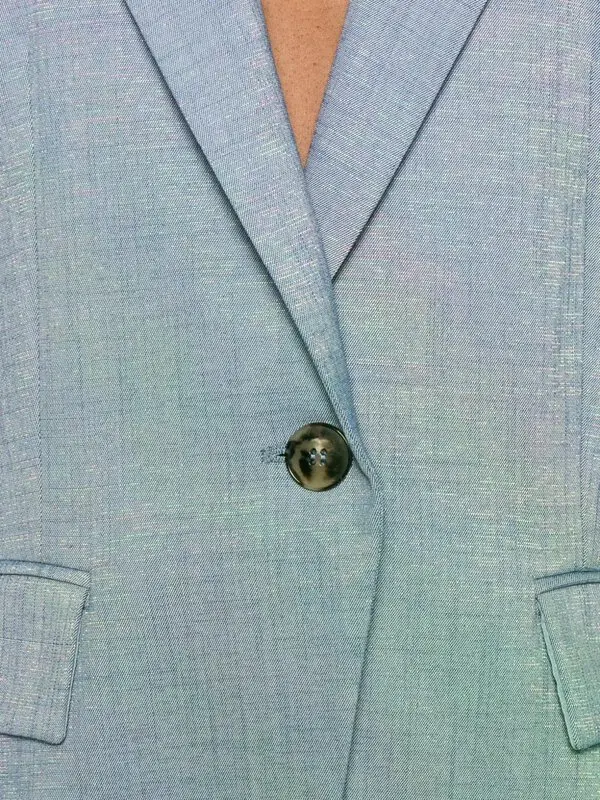 Marella Metallic-effect Notched-lapel Suit