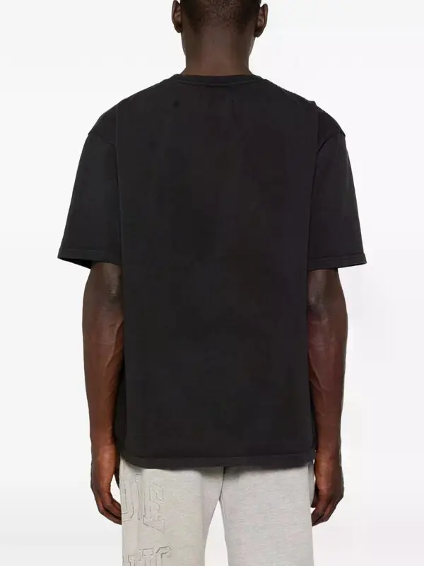 Rhude Logo-print T-shirt - Black