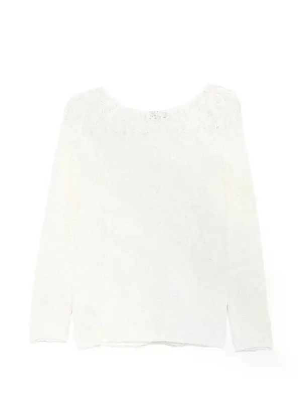 DUNST Open-knit Sweater - Neutrals