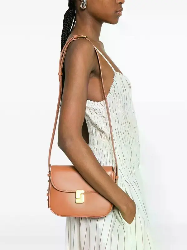 Soeur Shoulder Bag With Gold-tone Hardware - Neutrals
