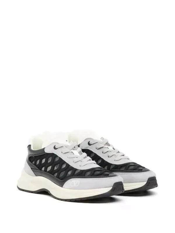 Valentino Garavani Ready Go Runner Vlogo Signature Sneakers - Black