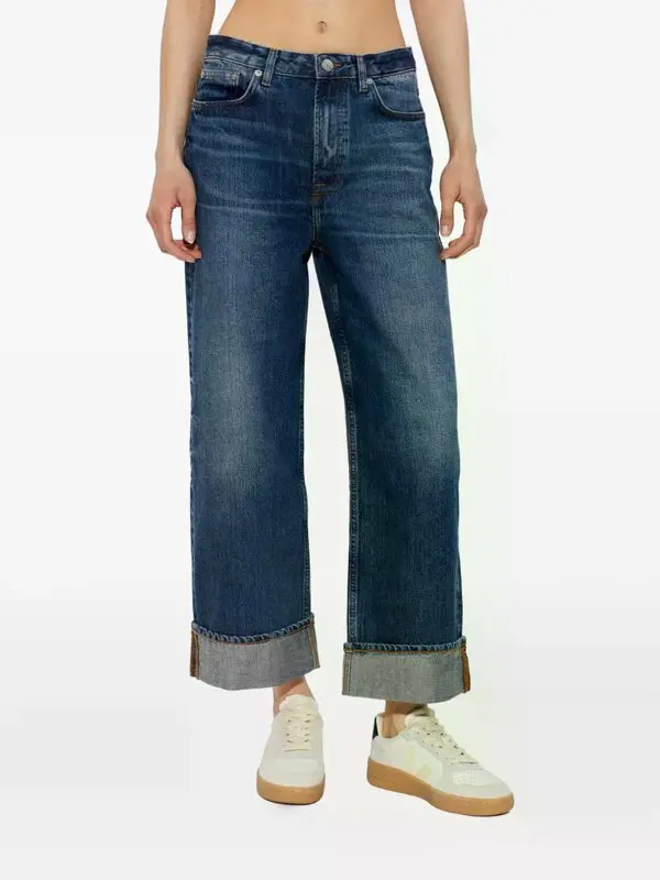 SAMSOE SAMSOE Faded Turn-up Jeans