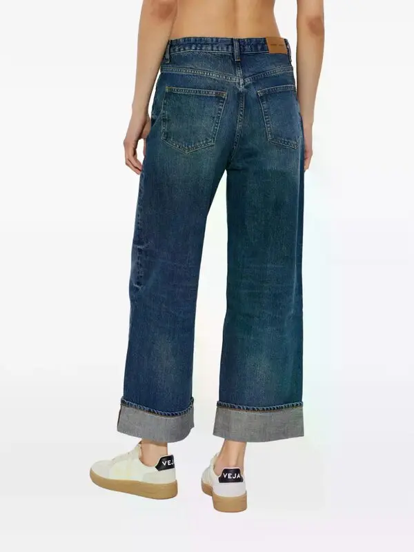 SAMSOE SAMSOE Faded Turn-up Jeans