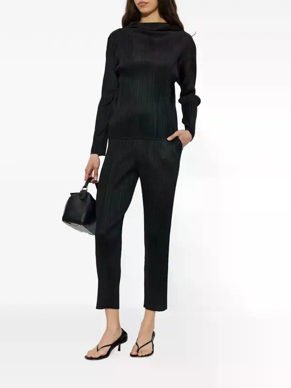 Issey Miyake Plissé-effect Trousers