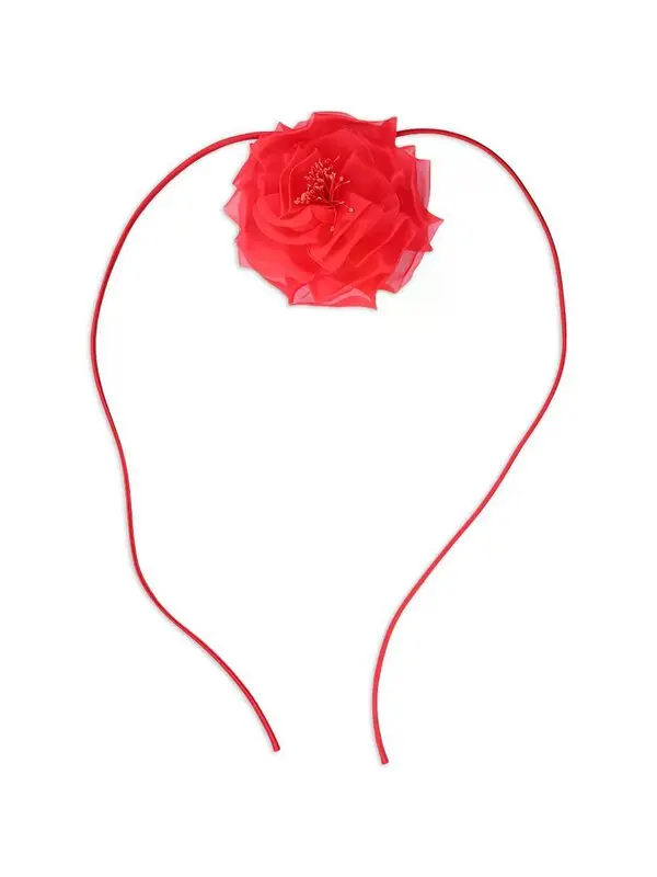 Max Mara Floral Appliqué Necklace