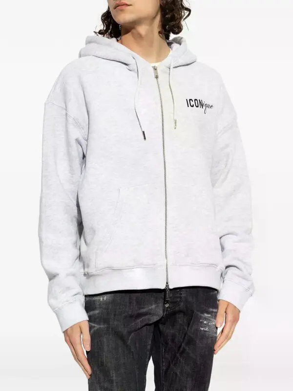 Dsquared2 Graphic-print Zip-up Hoodie