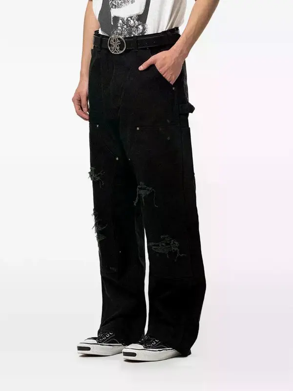 KAMIYA Distressed Cargo Trousers
