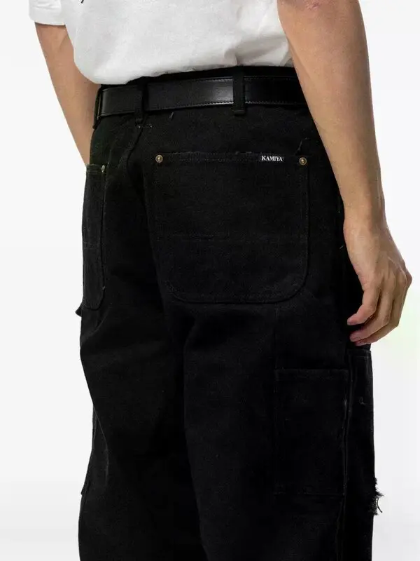 KAMIYA Distressed Cargo Trousers