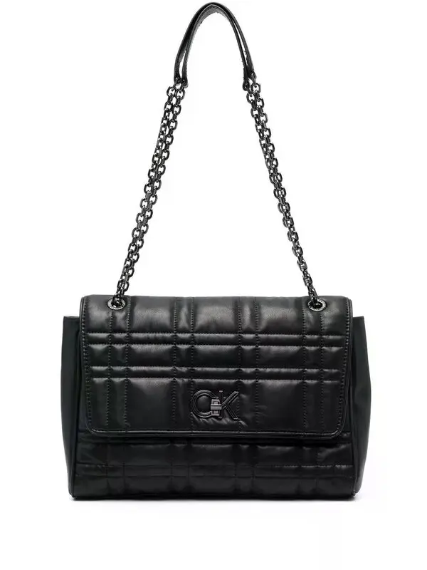 Calvin Klein Re-lock Quilted Shoulder Bag