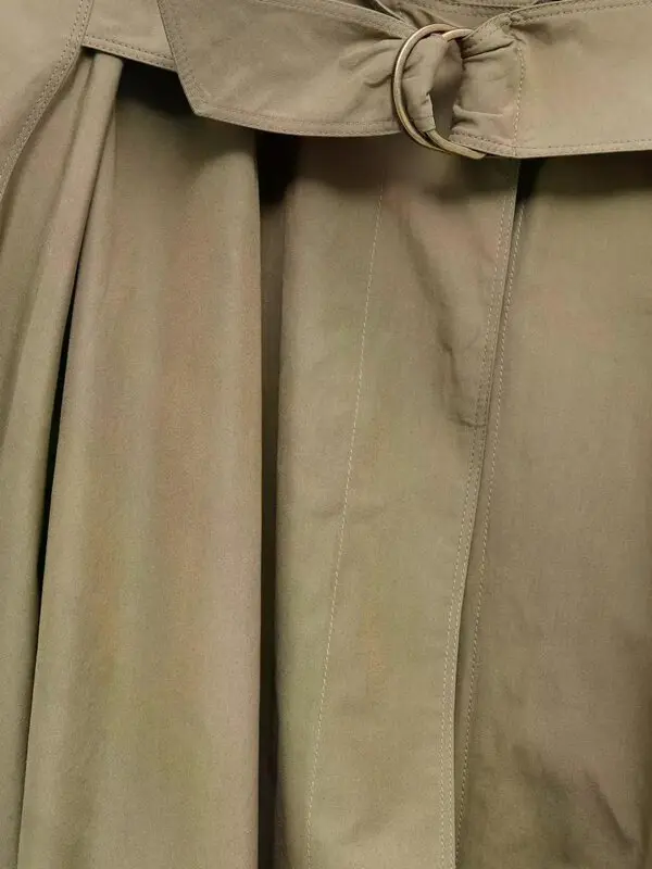 Chloé Batwing-sleeve Belted Coat - Neutrals