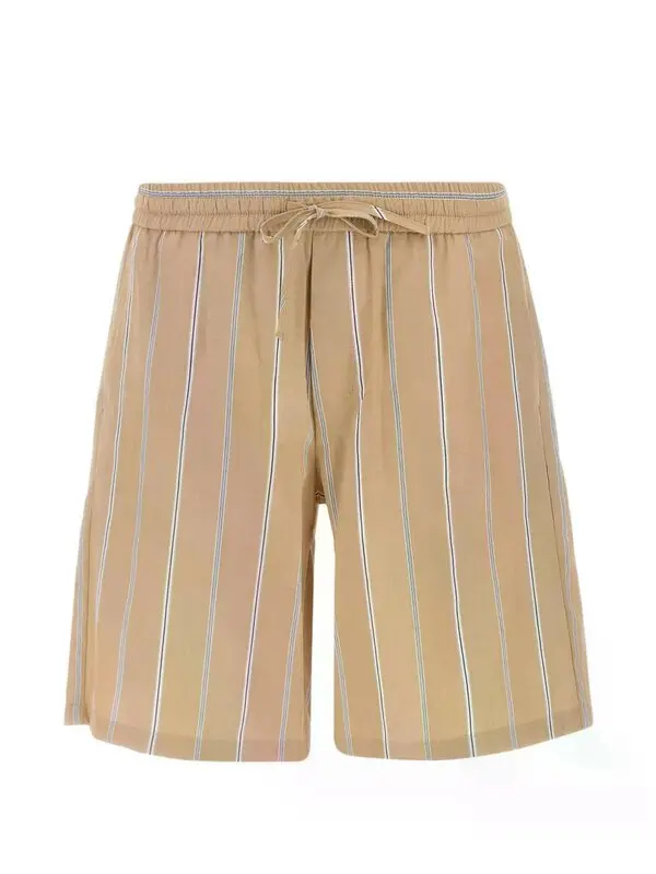PAOLO PECORA Striped Deck Shorts