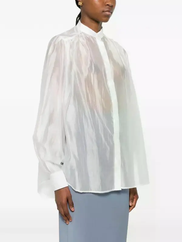MARSEM Mandarin-collar Blouse