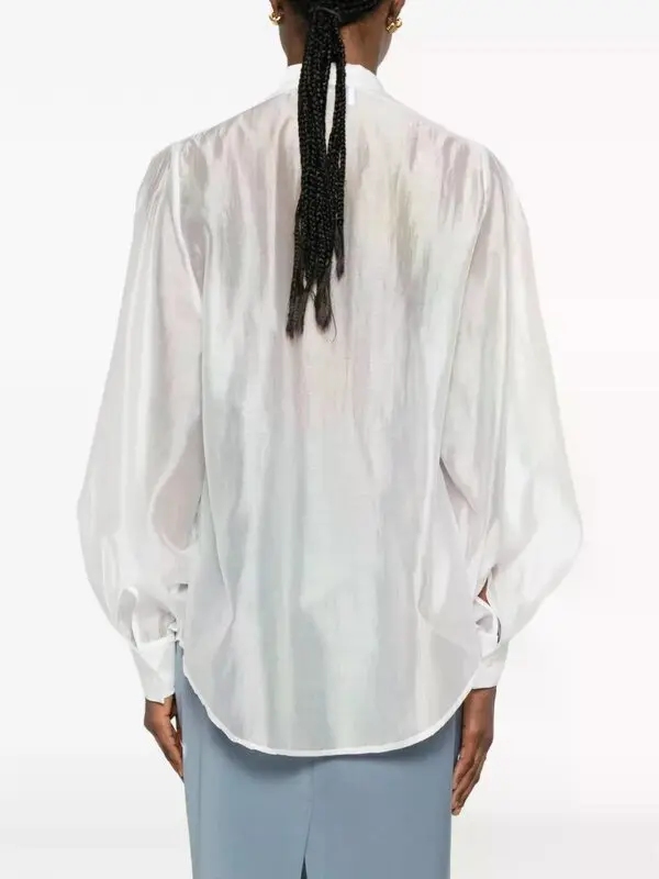 MARSEM Mandarin-collar Blouse
