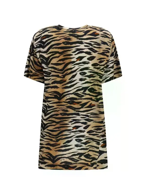 Pinko Tiger-print Crew Neck T-shirt