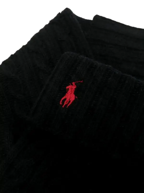 Polo Ralph Lauren Polo Pony Glove And Scarf Set