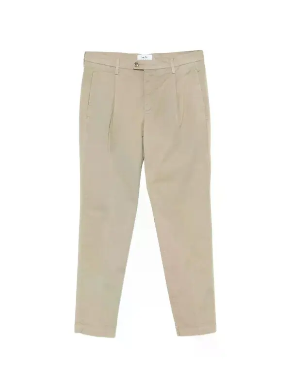 VELA SHOP Belt-loop Pleated Trousers