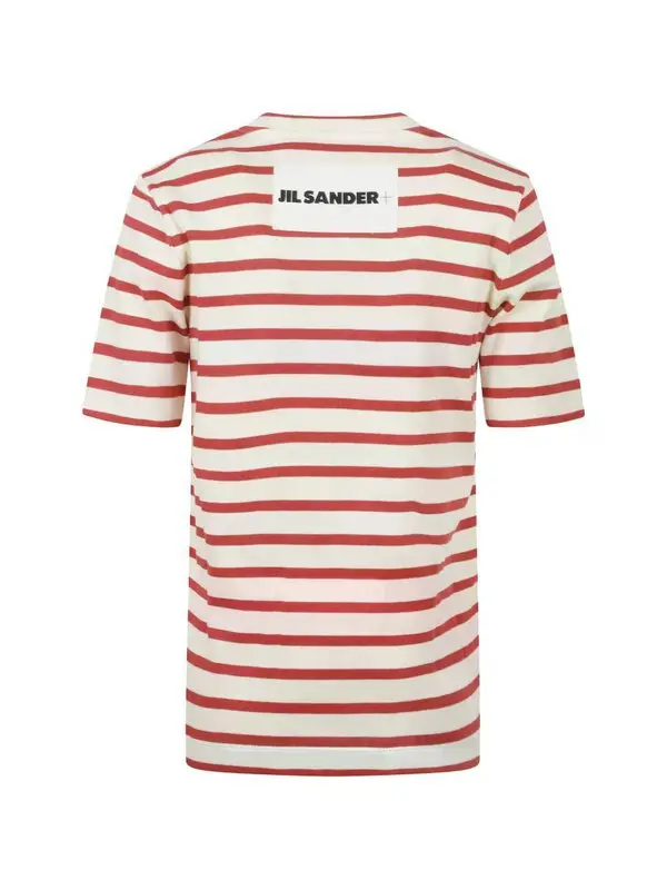 JIL SANDER Striped Ribbed T-shirt