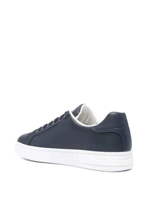 Armani Exchange Logo-debossed Leather Sneakers