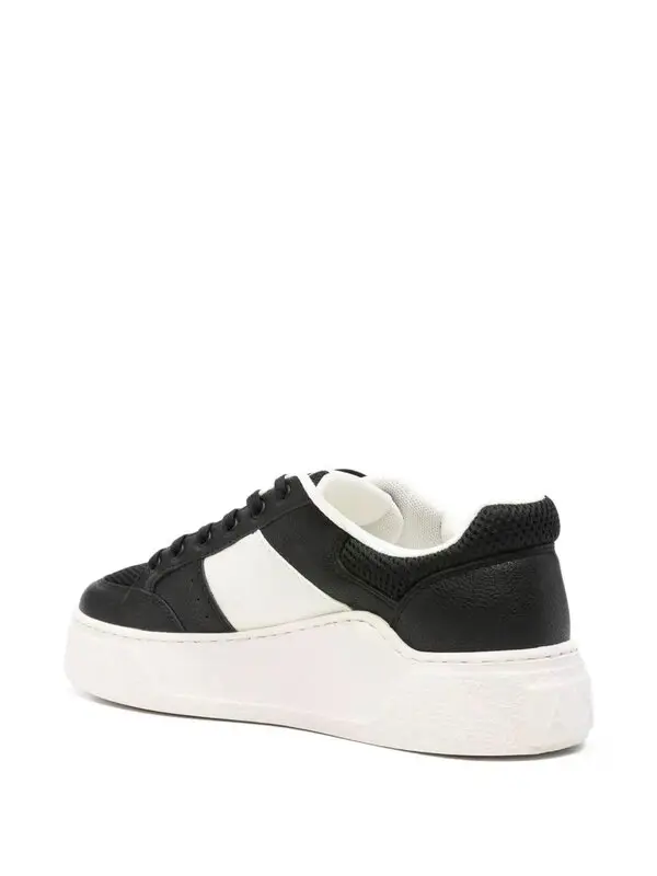 Armani Exchange Logo-print Leather Sneakers