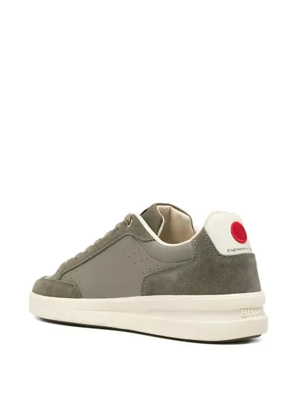 BLAUER. Logo-embroidered Sneakers