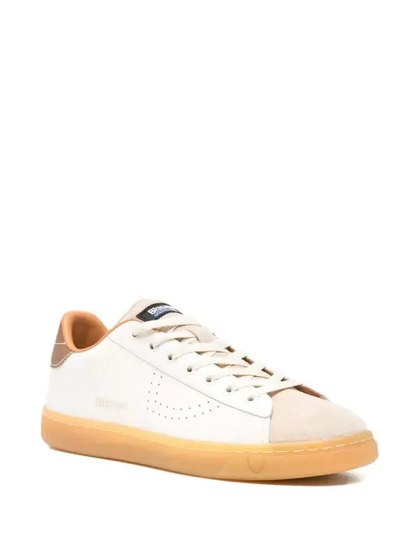 BLAUER. Logo-print Sneakers