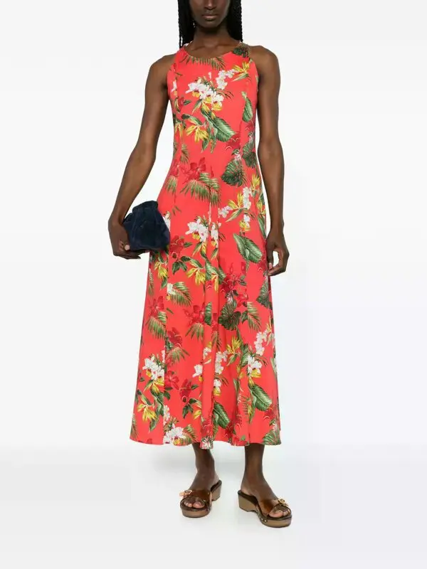 ARCHIVIO '67 Floral-print Midi Dress