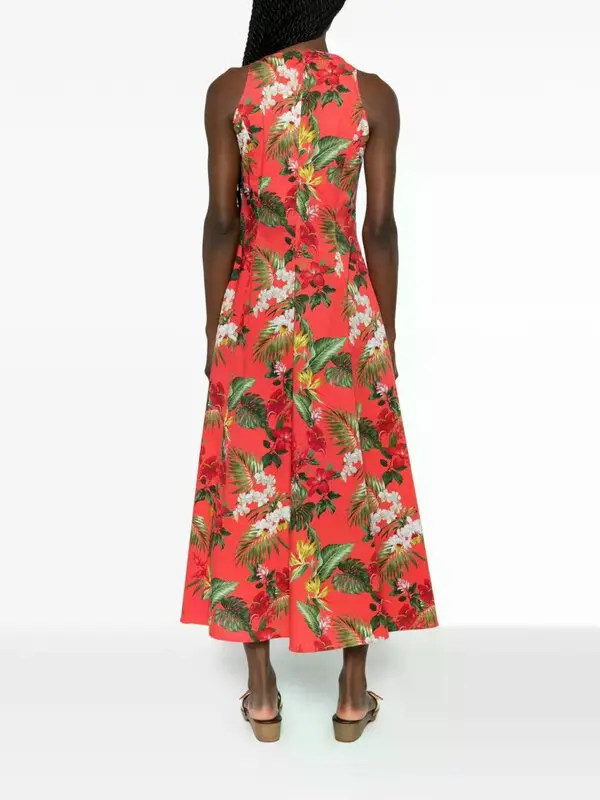 ARCHIVIO '67 Floral-print Midi Dress