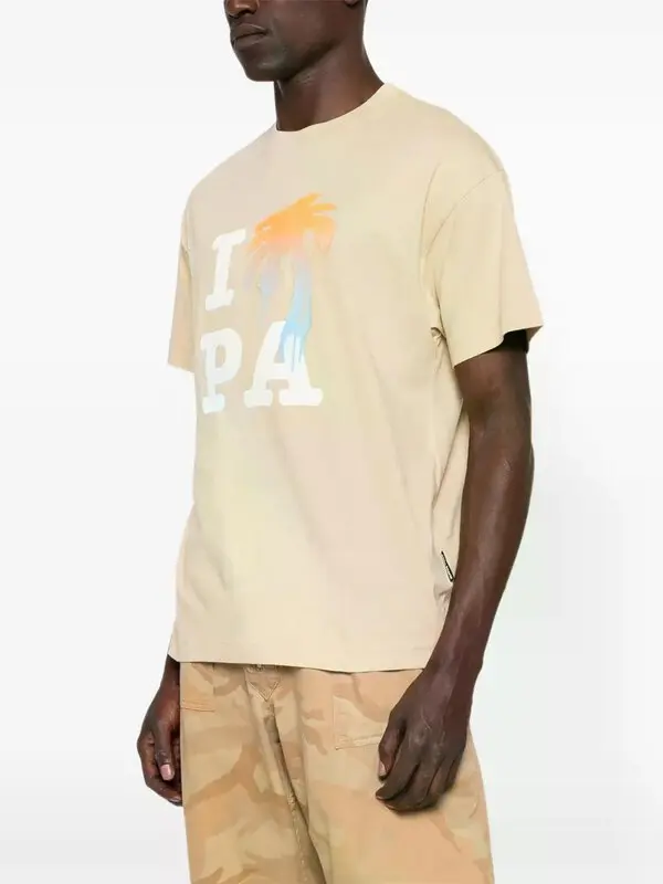 Palm Angels Palm-tree-print T-shirt
