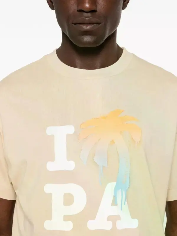 Palm Angels Palm-tree-print T-shirt
