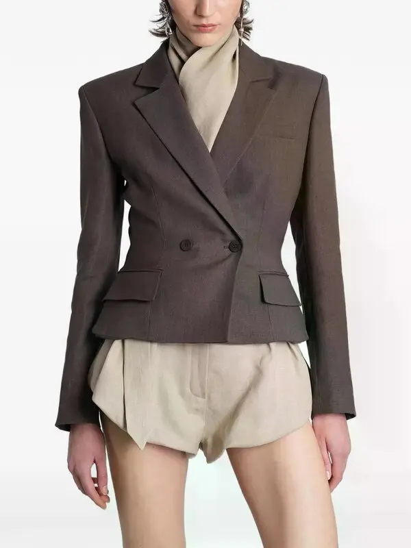 Magda Butrym Double-breasted Notched-lapel Jacket