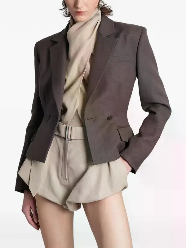 Magda Butrym Double-breasted Notched-lapel Jacket
