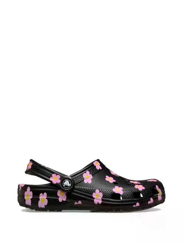 CROCS Floral-print Slip-ons