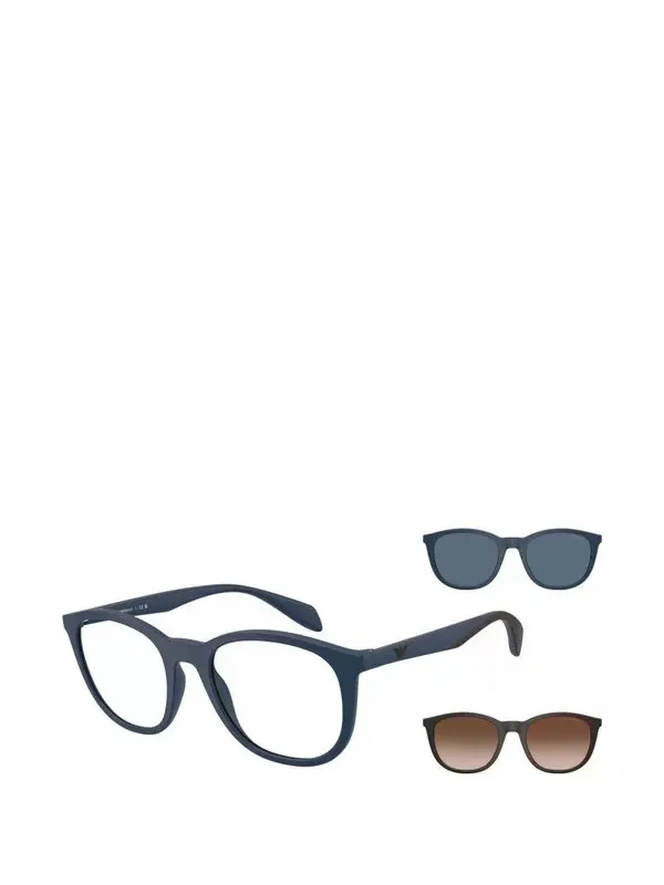 Emporio Armani Round Frame Glasses