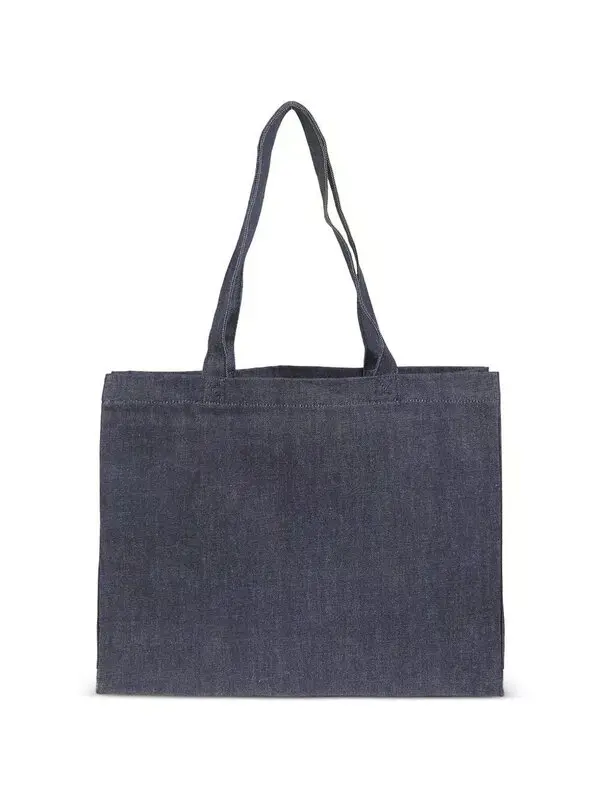 A.p.c. Daniela Logo-print Denim Tote Bag - Blue