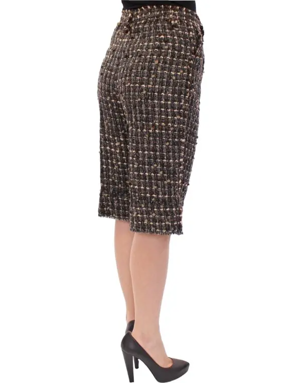 Dolce & Gabbana Wool Blend Shorts - Multicolor