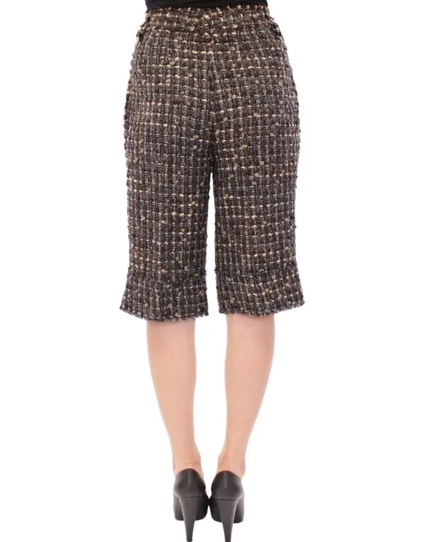 Dolce & Gabbana Wool Blend Shorts - Multicolor