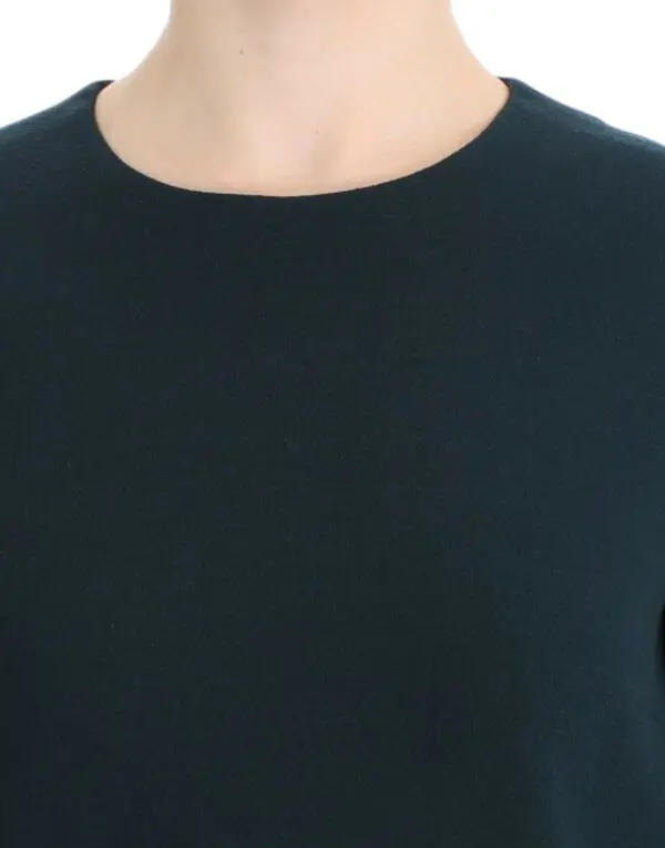 Dolce & Gabbana 3/4 Sleeve Wool Blouse