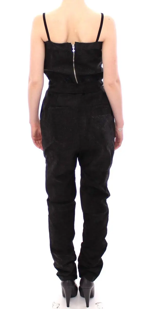 LA MAISON DU COUTURIER Leather Jumpsuit