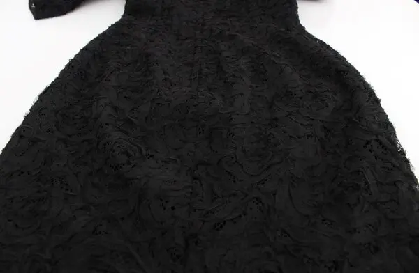 Dolce & Gabbana Floral Lace Bodycon Maxi Dress