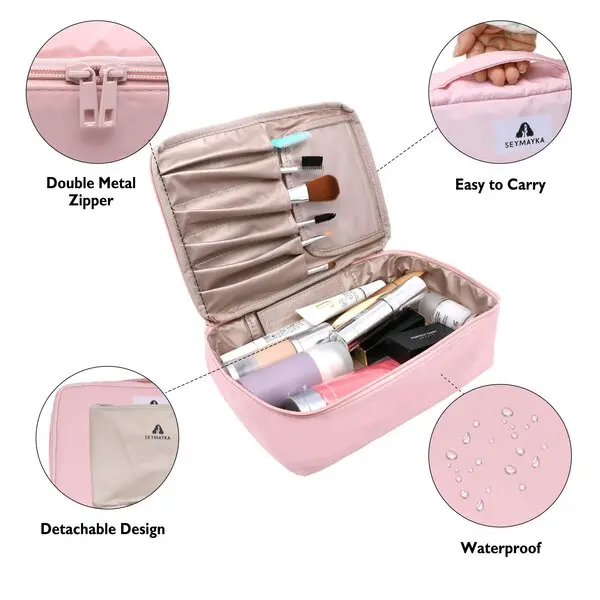 SEYMAYKA Professional Beauty Large & Makeup Bag