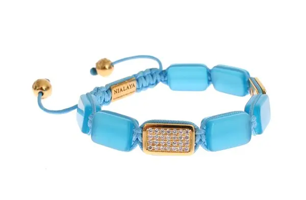 NIALAYA JEWELRY Cz Opal 18k 925 Bracelet