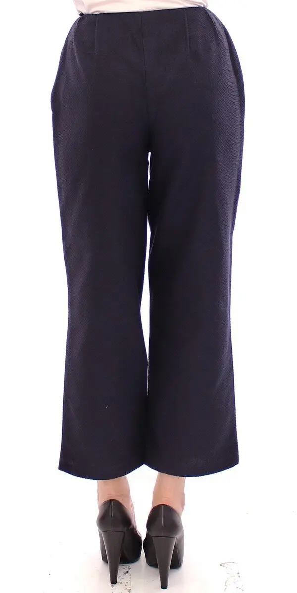 ANDREA INCONTRI Cropped Cotton Trousers