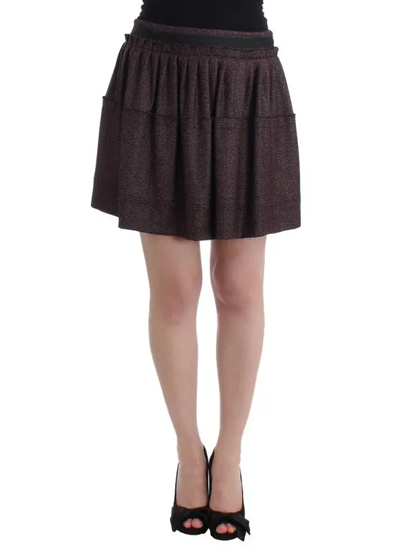GF FERRE Flannel Mini Skirt