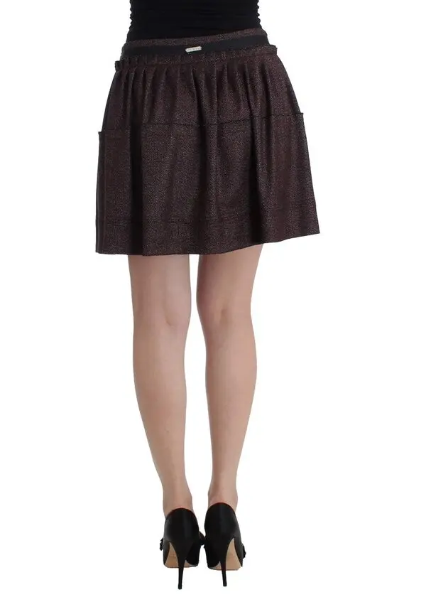 GF FERRE Flannel Mini Skirt