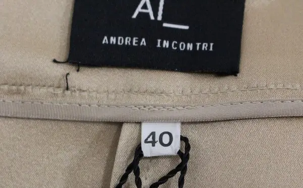 ANDREA INCONTRI Silk Mini Pleated Skirt